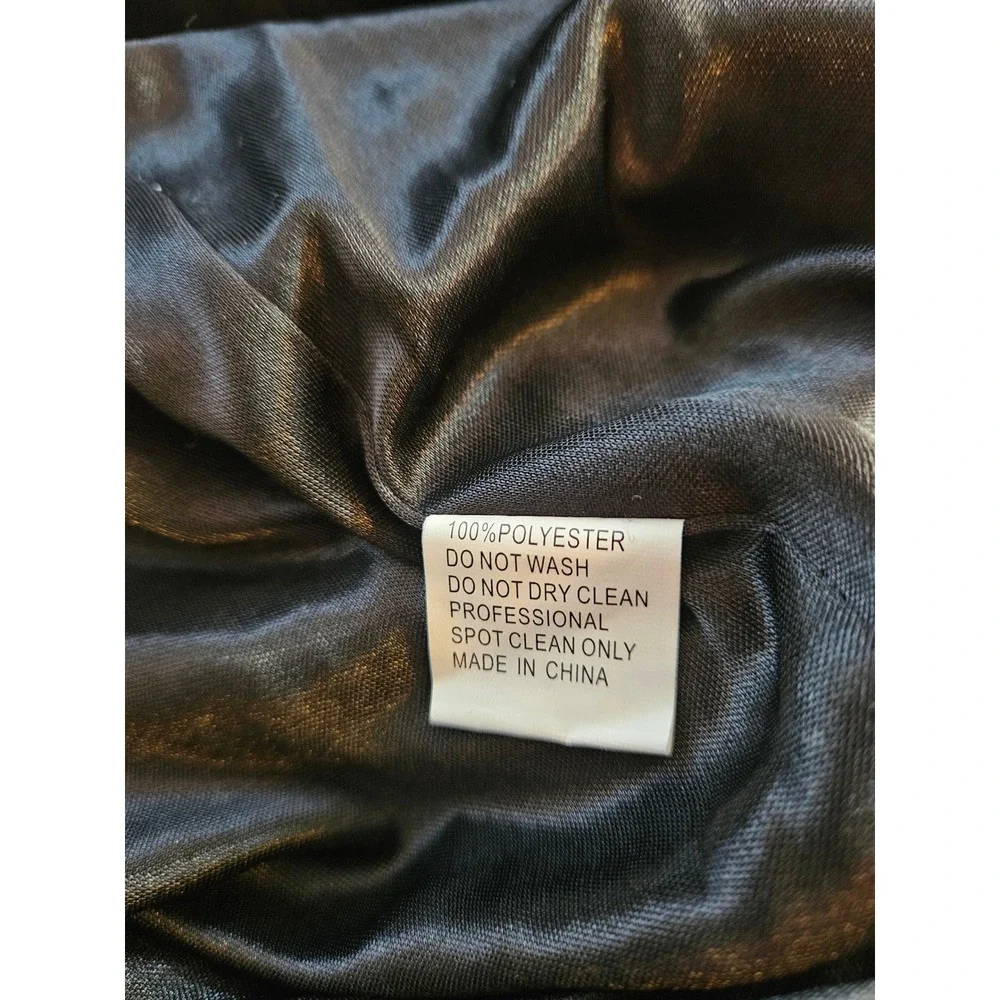 Mac Duggal | Dresses | Mac Duggal Gown Womens 8 Black Beaded Cuff Wrap ...